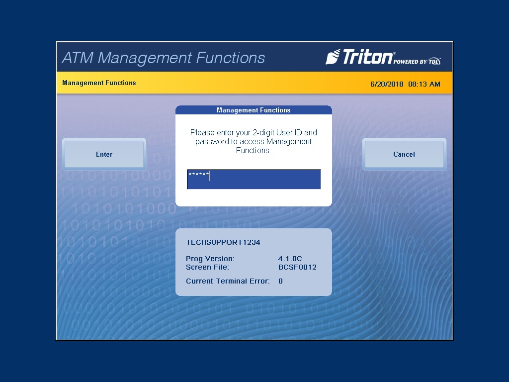 Click on the desired option to advance to submenus.