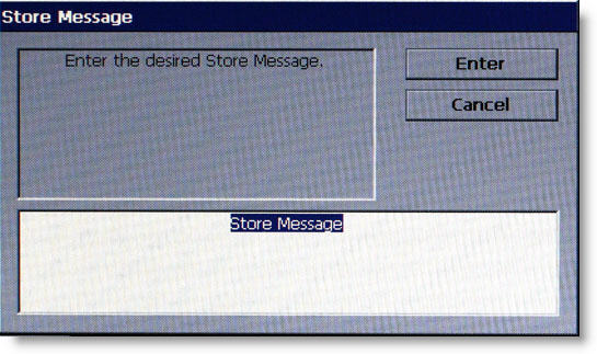 Store Message